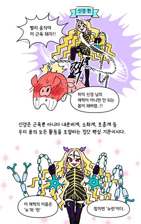 까면서 보는 해부학 만화 2화 근육