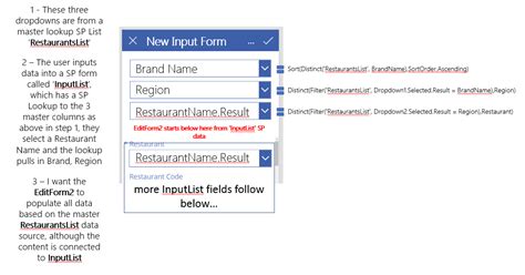 Solved Sp Lookup Help Filter Edit Form By Related Field Power