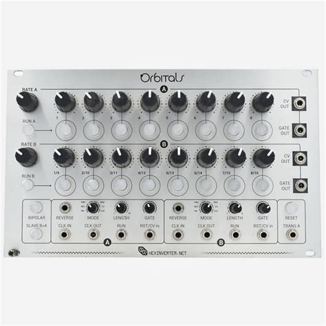 Hexinverter Orbitals Eurorack Sequencer Module Reverb