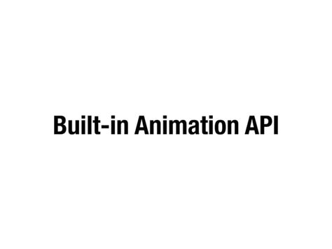 React Native Animation Pdf Computer Animation Computer Software And Applications