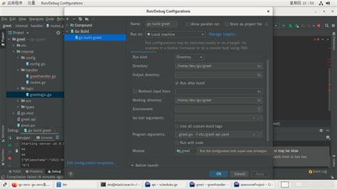 Goland 调试启动 Go Zero 项目goland 启动go Zero Csdn博客