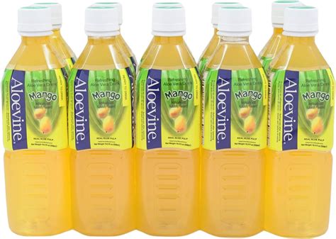 Aloevine Aloe Vera Drink Mango Healthy Juice Pure With