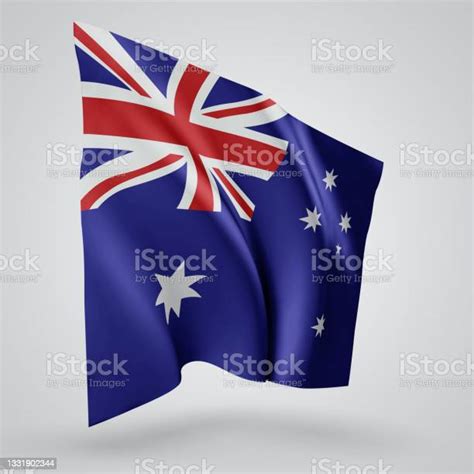 흰색 배경에 격리된 벡터 3d 플래그 3차원 형태에 대한 스톡 벡터 아트 및 기타 이미지 3차원 형태 Flag Day 개념 Istock