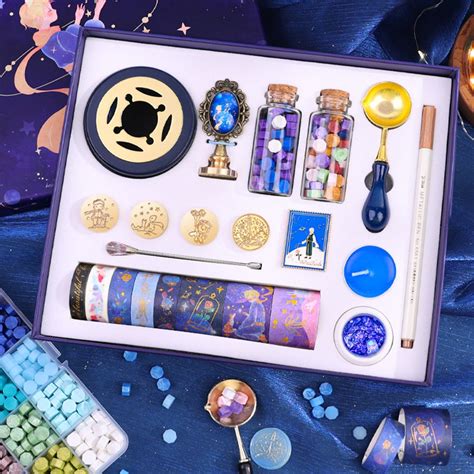 Sealing Wax Stamps Set Wax Seal Stamp Kit Envelope Seal Stamps