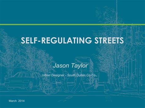 Self Regulating Streets Ppt