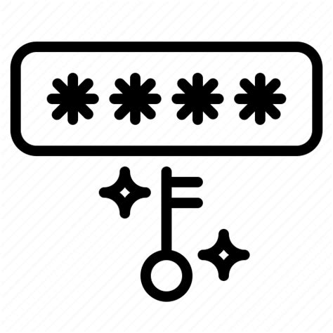 Code Key Passkey Password Pin Protection Security Icon