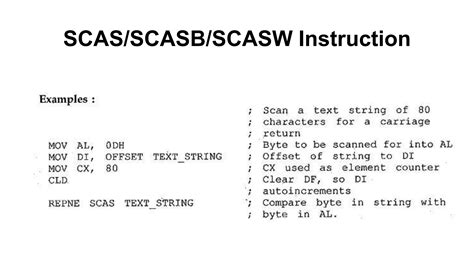 byte and string manipulation 8086 pptx