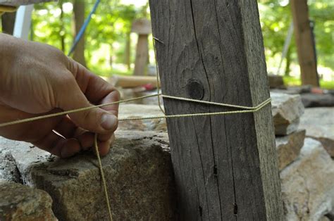 Dry Stone Resource How To Tie String Lines
