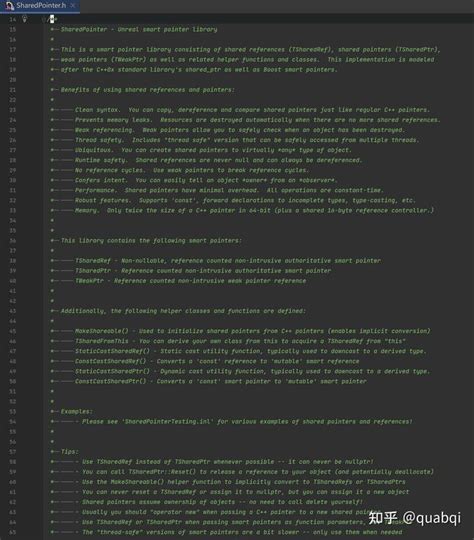 UE4的智能指针 TSharedPtr 知乎