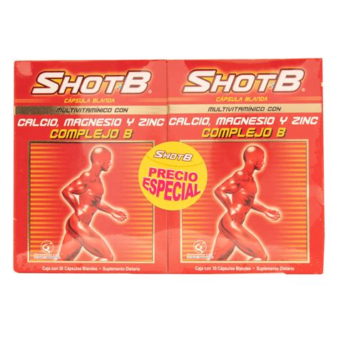 2 Shot B 30 Capsulas Precio Especial