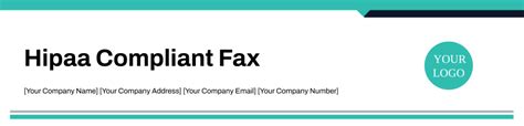 Free Hipaa Compliant Fax Cover Sheet Header Template To Edit Online
