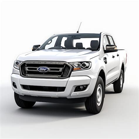 Premium Photo Isolated Of Ford Ranger Compact Pickup Truck 2018 Model