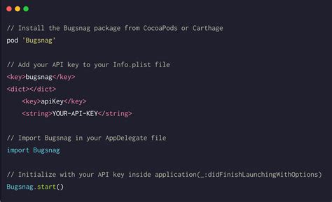 IOS Crash Reporting Error Alerts BugSnag Platform