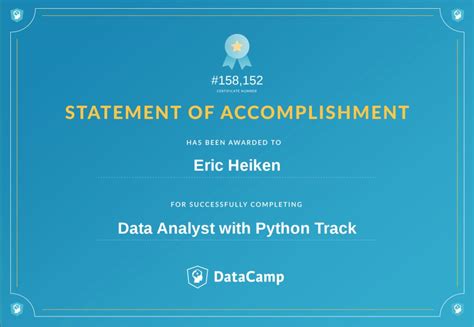 eric heiken on linkedin datascience python datacamp dataanalyst