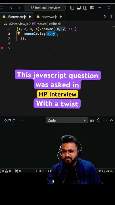Day69 This Javascript Question Was Asked In Hp Interview With A