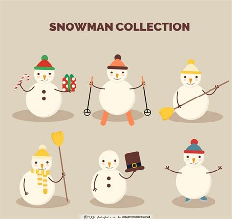 雪人矢量 其他 标志图标 图行天下素材网