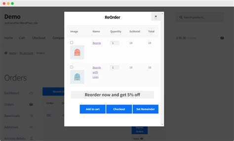 Re Order For WooCommerce Addify Re Order For WooCommerce Addify