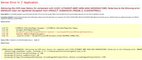 Unable To Cast Com Object Of Type Systemcomobject To Interface