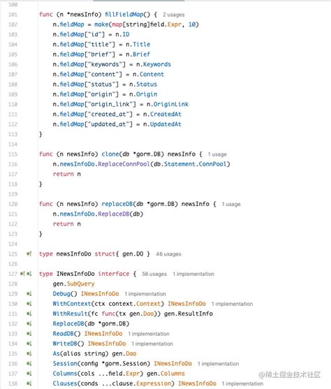 在golang项目中，如何使用gorm快速生成模型与常用方法个人项目或者是小型项目中，经常会涉及到许多无需经常维护的表， 掘金