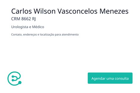 Carlos Wilson Vasconcelos Menezes Urologista Em Macaé Rj
