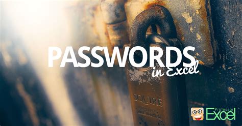 Passwords In Excel Easily Lock Or Unlock Workbooks And Sheets