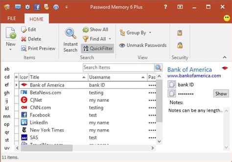 Password Memory İndir