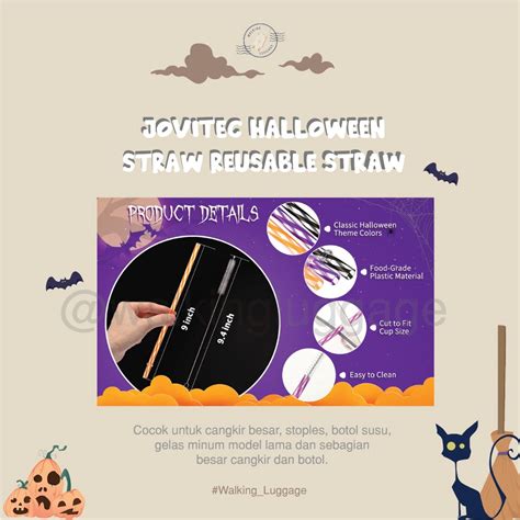 Jual Mini Straw Halloween Sedotan Unik Halloween Shopee Indonesia