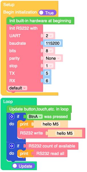Atomic Rs232 Base — Uiflow2 Programming Guide Master Documentation
