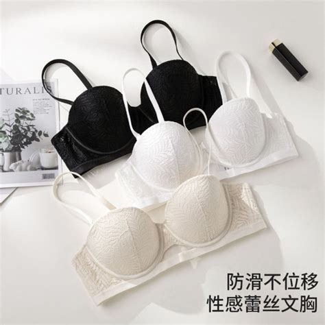 Womens Bra Set Thin Section Comfortable Sexy Girls Underwear Gathered