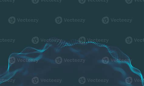 Abstract Music Background Big Data Particle Flow Visualisation Science Infographic Futuristic