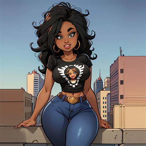 Masterpiece 1 Girl Black Beautiful Woman In Her Twenties With Huge