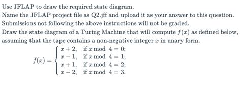solved use jflap to draw the required state diagram name