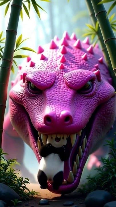 Crocodile Eating Panda 🐼viral Ai Youtube