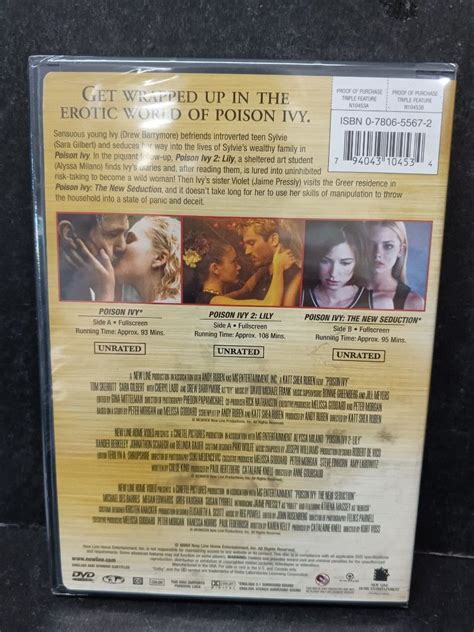 Original Dvd Poison Ivy 1and2 Alyssa Milano Drew Barrymore Passion