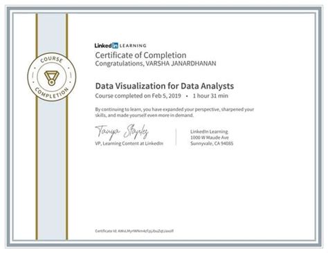 Linkedin Certificate Learning Data Governance Ppt