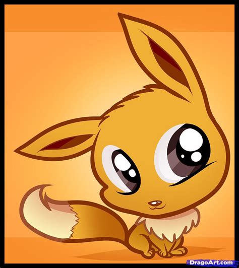 How To Draw Chibi Eevee Eevee Step By Step Chibis Draw Chibi Anime Draw Japanese Anime