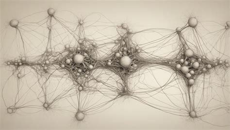 Premium Ai Image Abstract Neural Network In Matte Colors On White Background