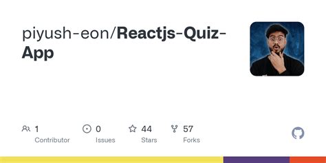 GitHub Piyush Eon Reactjs Quiz App