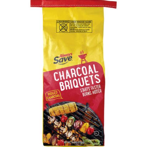 Always Save Charcoal Briquets 16 Lbs —