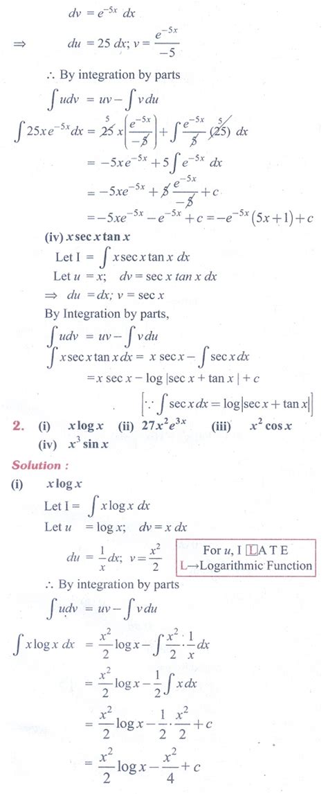Exercise 11 7 Bernoullis Formula For Integration By Parts Problem