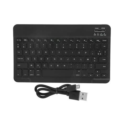 Portable Wireless Bluetooth Keyboard Tablet Keyboard French English For