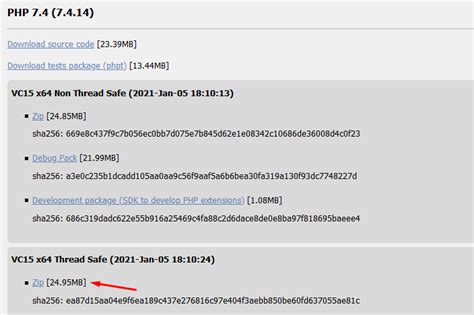 Настройки mysql php windows