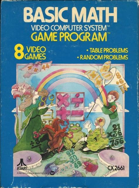 Atari 2600 Vcs Basic Math Scans Dump Download Screenshots Ads