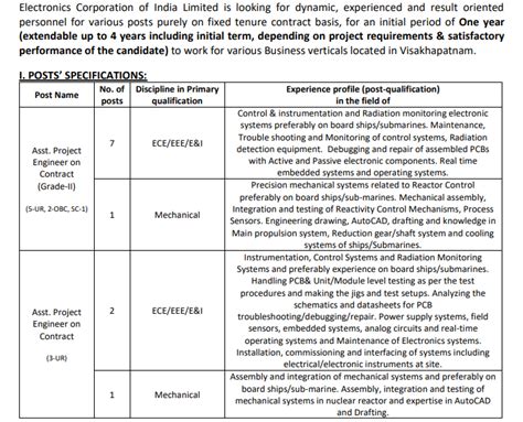 Ecil Asst Project Engineer Recruitment 2025 Notification Out For Various Asst Project Engineer