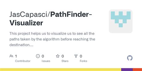 Github Jascapascipathfinder Visualizer This Project Helps Us To