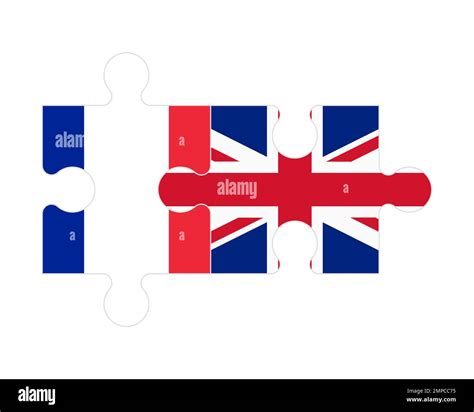 French And British Flags Stock Vector Images Alamy