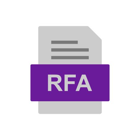 Document File Format Rfa Icon Download On Iconfinder