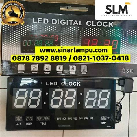 Lampu Display Jam Digital Clock JH Y Sinar Lampu Mentari