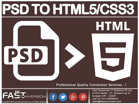 Ppt Psd To Html5css3 Web Design Conversion Service Psd To Htm
