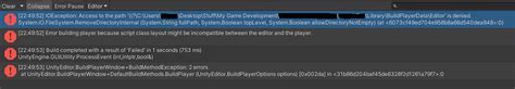 build failed access to the path is denied unity engine unity discussions